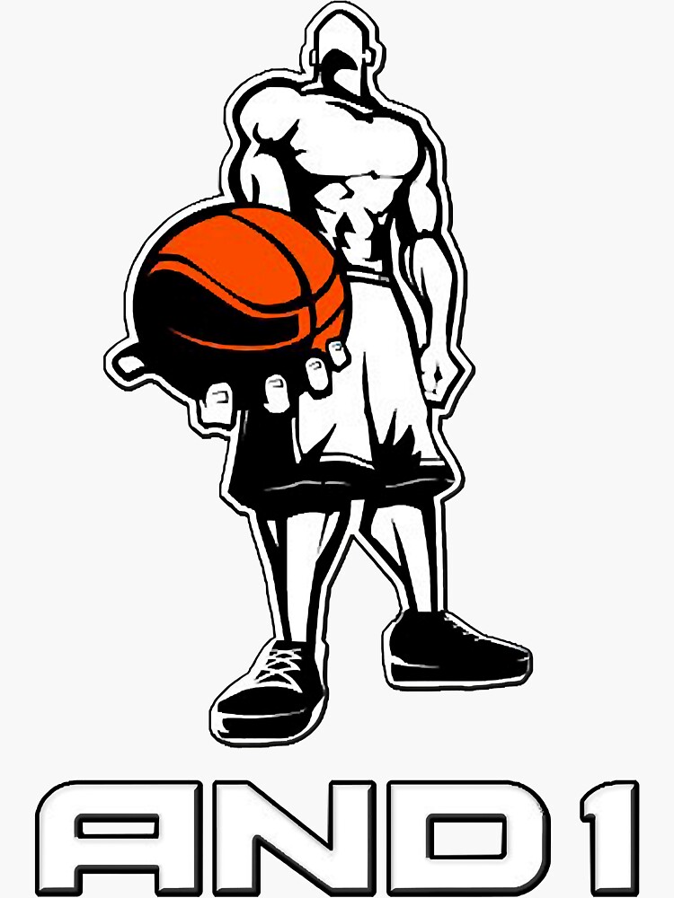 "AND1 - Streetballer 1990s Classic .png Essential" Sticker by ...