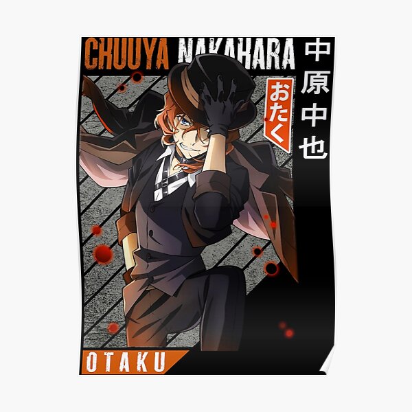 "Chuuya Nakahara" Poster for Sale by RoseJensen | Redbubble