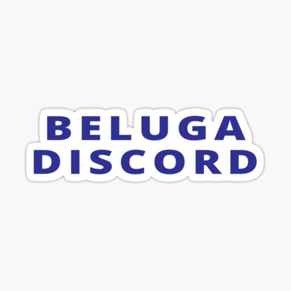 "beluga cat discord " Sticker by IsmaeDennis | Redbubble