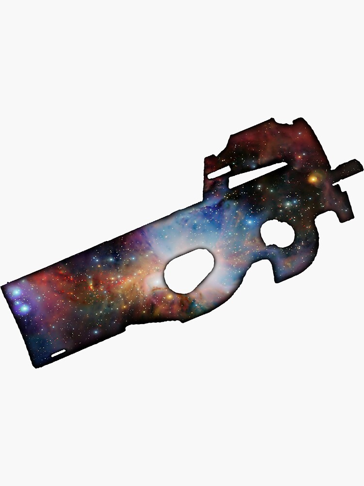 "Space - P90" Sticker for Sale by ElWafttos | Redbubble