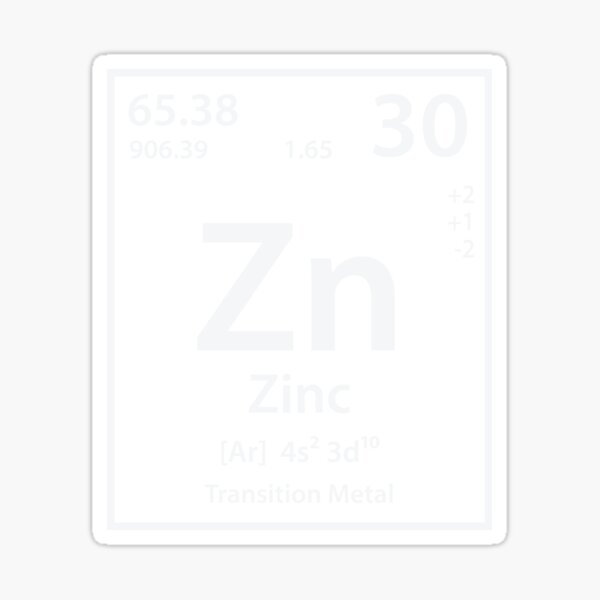 "Zinc Element" Sticker by cerebrands | Redbubble