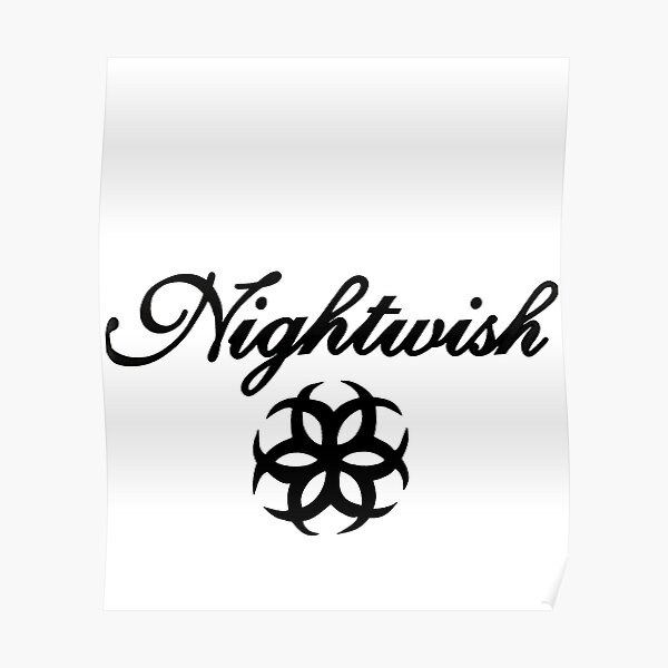 "Nightwish Band Logo" Poster for Sale by LeonardB7 | Redbubble