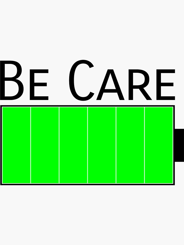 "Be Careful" Sticker for Sale by Ocean X | Redbubble