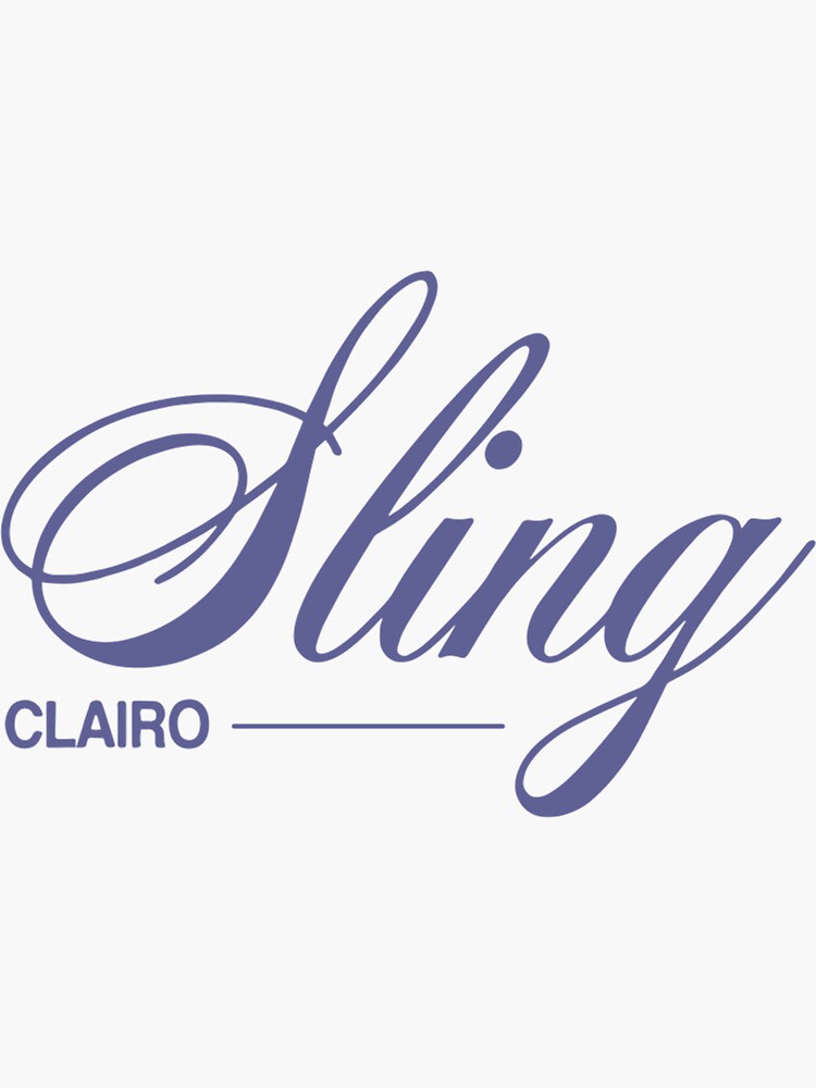 "Clairo Sling " Sticker for Sale by PaigeCreativeU | Redbubble
