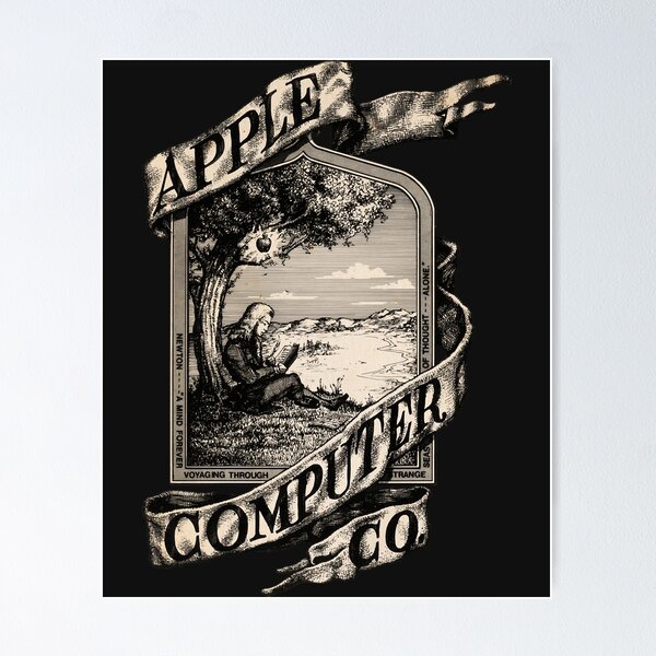 "Apple computer co first logo classic t shirt" Poster for Sale by ...