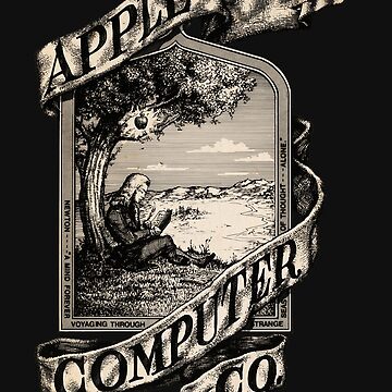"Apple computer co first logo classic t shirt" Poster for Sale by ...
