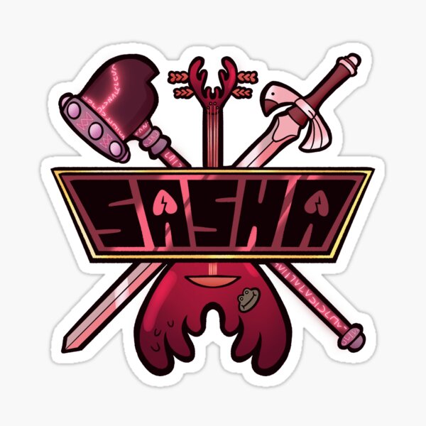 "Sasha Emblem" Sticker for Sale by freamhipstro | Redbubble