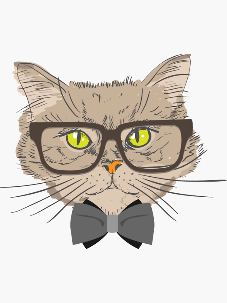 "Beluga cat " Sticker by IzabeAlvin | Redbubble