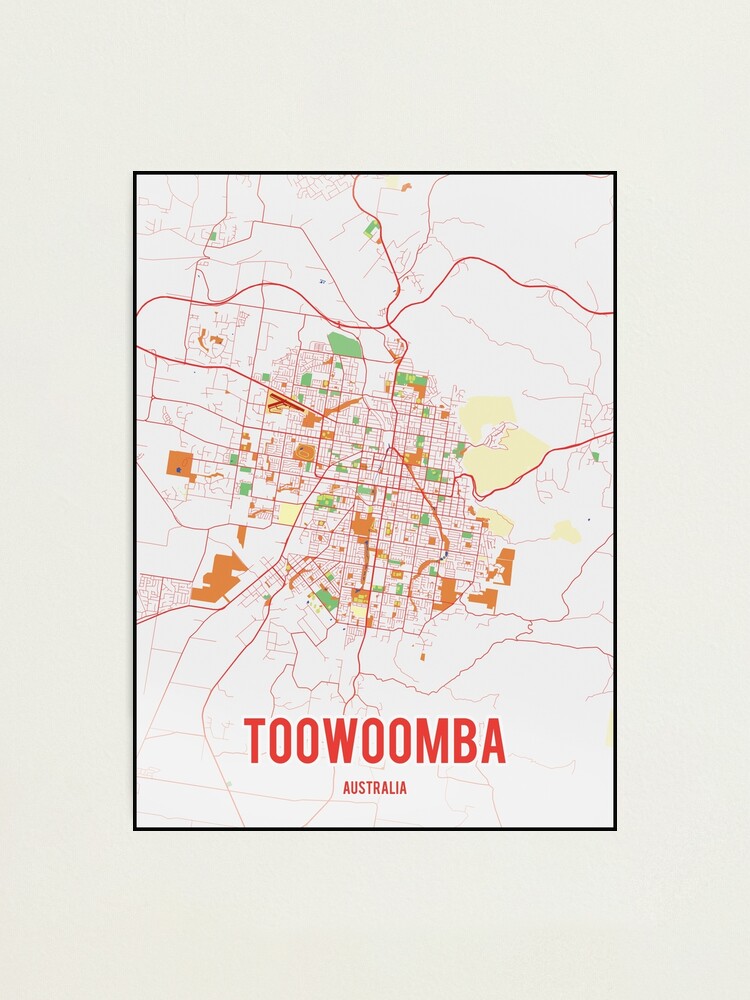 "toowoomba map printable - map gift ideas & map gift for couple ...