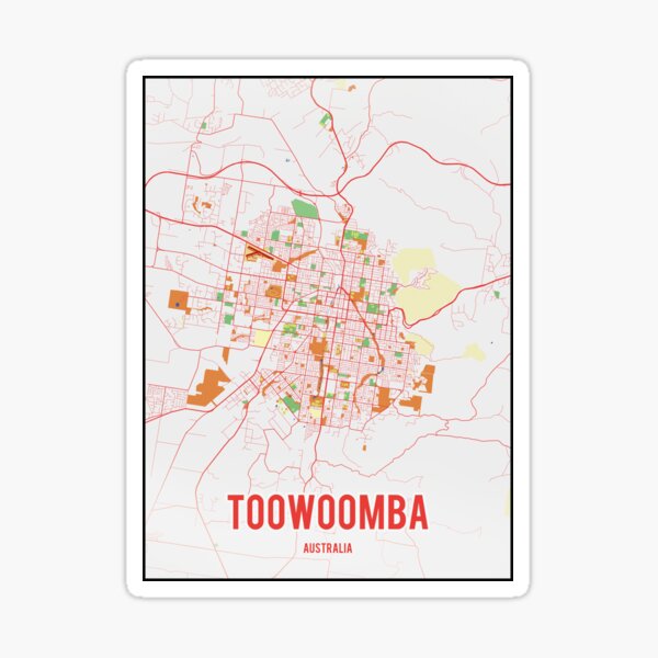 "toowoomba map printable - map gift ideas & map gift for couple ...
