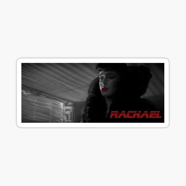 "RACHAEL RED" Sticker by Deckard25 | Redbubble