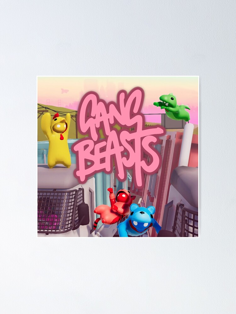 "Gang Beasts" Poster for Sale by Lover70 | Redbubble