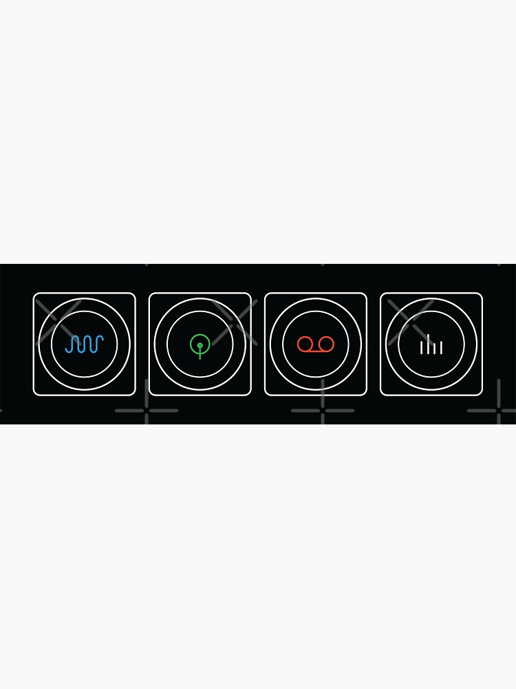 "OP-1 Synthesizer Modes" Sticker for Sale by AtomicMalibu | Redbubble