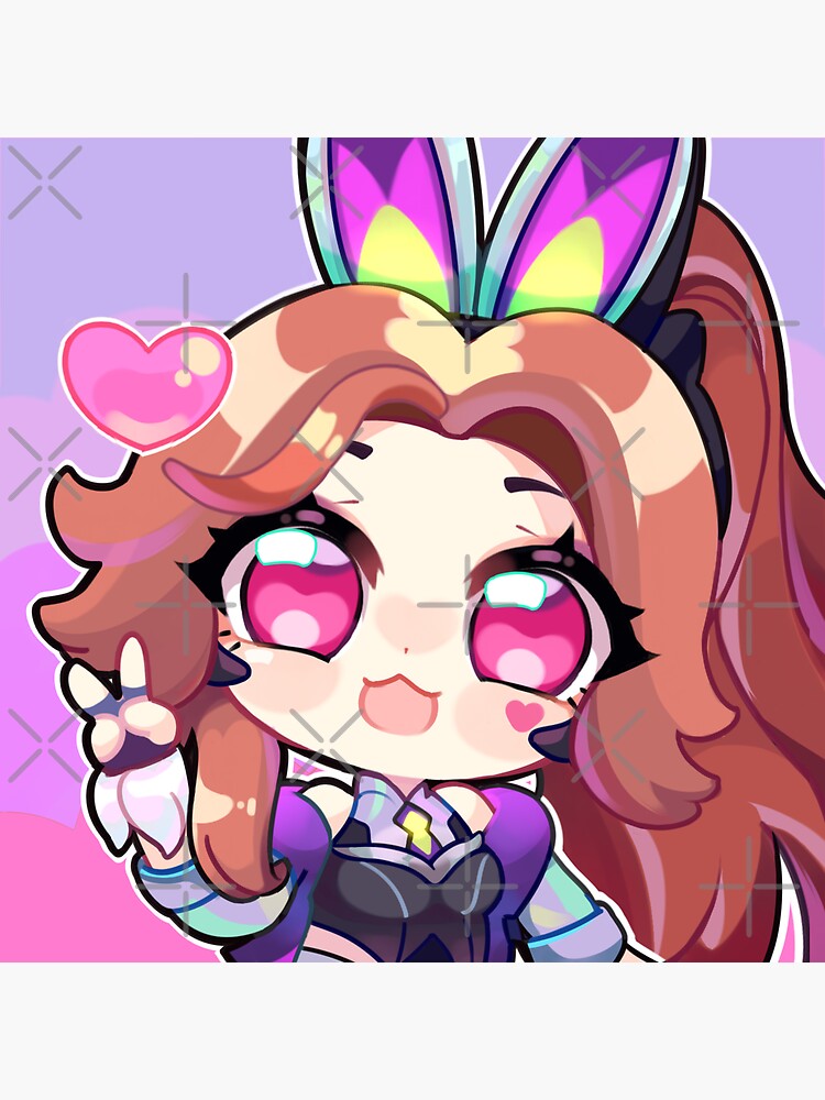 "Miss Fortune Bunny Chibi" Sticker by ClauSketch | Redbubble