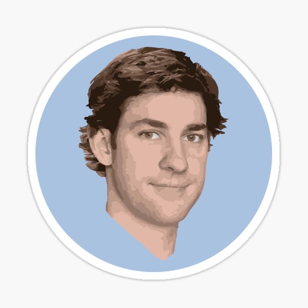 "The Office - Jim Halpert" Sticker by Necronder | Redbubble