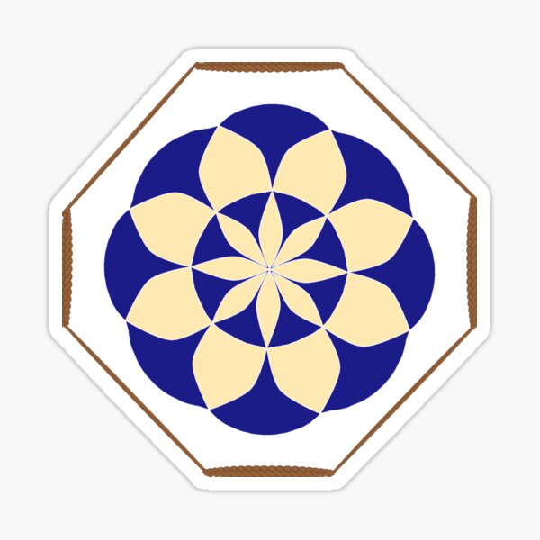 "Floral Symmetrical pattern" Sticker by ArchiJoshi2001 | Redbubble