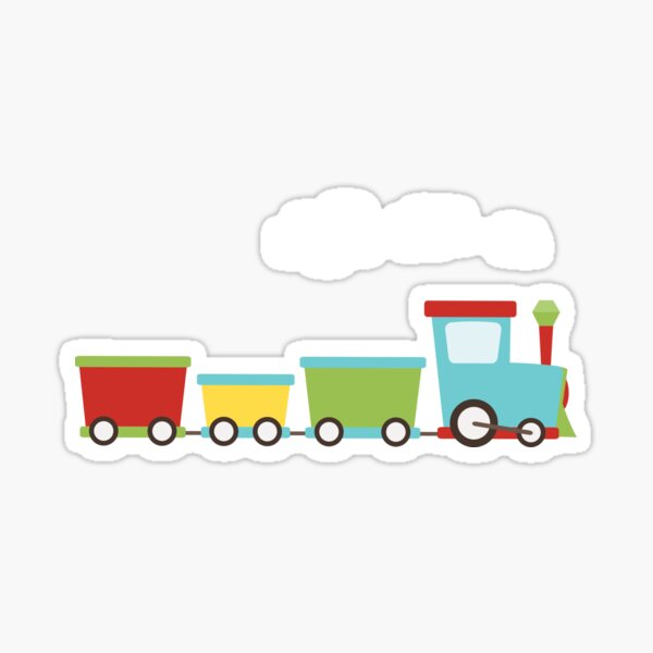 "Train" Sticker for Sale by StudioShine | Redbubble