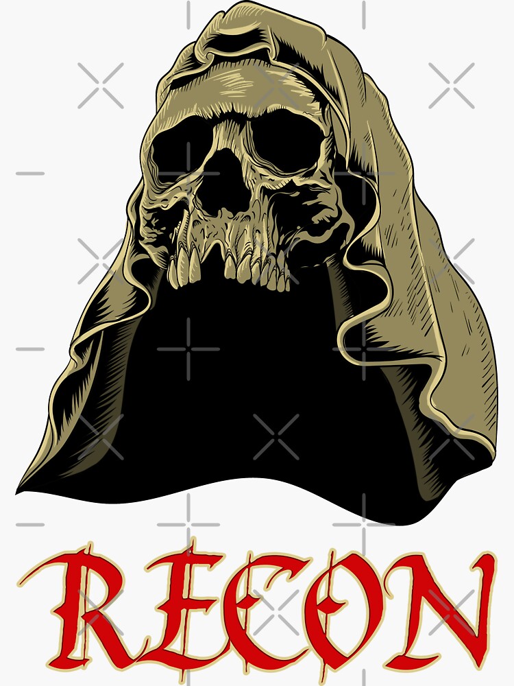 "Recon Ghost" Sticker by RogueOneDesign | Redbubble