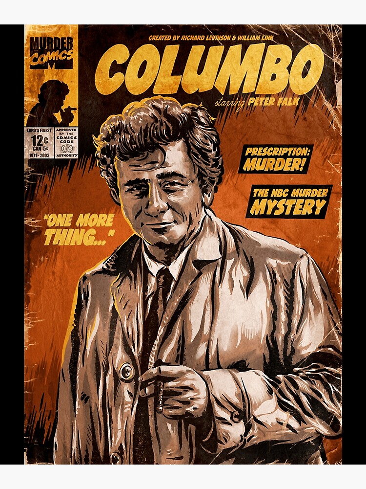 "Columbo Comic For Fans" Poster for Sale by MerleRowe | Redbubble