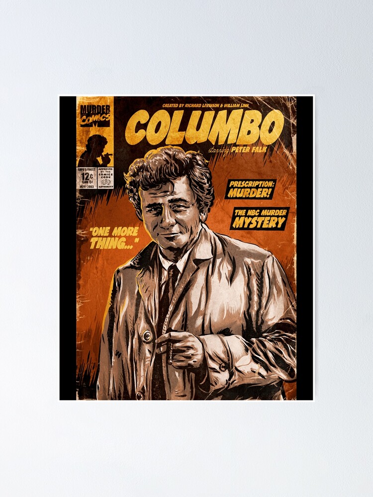 "Columbo Comic For Fans" Poster for Sale by MerleRowe | Redbubble
