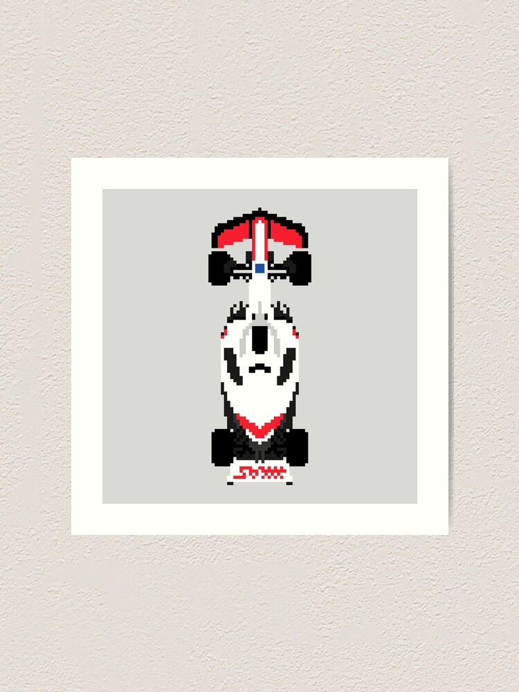"Haas Formula 1 2022 Car - Pixel art" Art Print for Sale by javalinsta ...