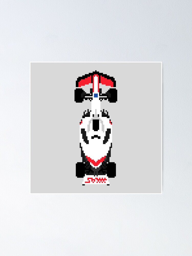 "Haas Formula 1 2022 Car - Pixel art" Poster for Sale by javalinsta ...