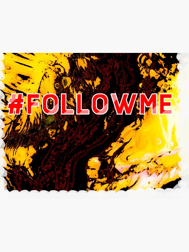 "Hashtag suivez-moi suivez-moi suivez-moi suivez-moi " Sticker by ...