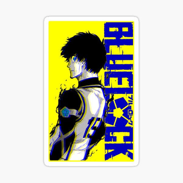 "Blue Lock - isagi yoichi " Sticker by SherifLisi | Redbubble