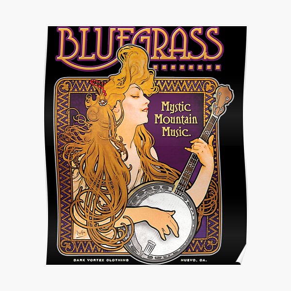 "Bluegrass Shirt Alphonse Artwork Graphic Color" Poster for Sale by ...