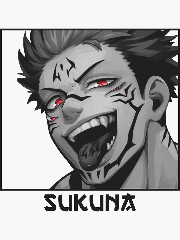 "Sukuna" Sticker by EvilSkullofc | Redbubble