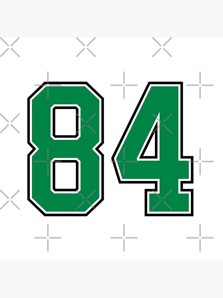 "84 number, green lucky sports eighty four" Poster for Sale by ...
