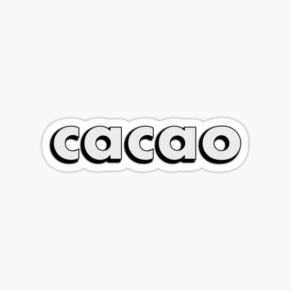 "Ceremonial Cacao" Sticker by IdeasForArtists | Redbubble