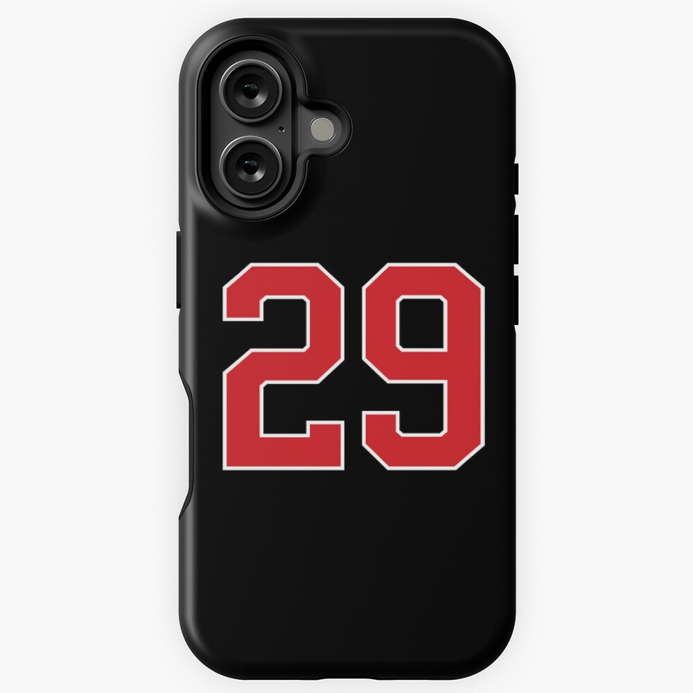 "Sports Number 29, red black color lucky sport twenty nine" Sticker for ...