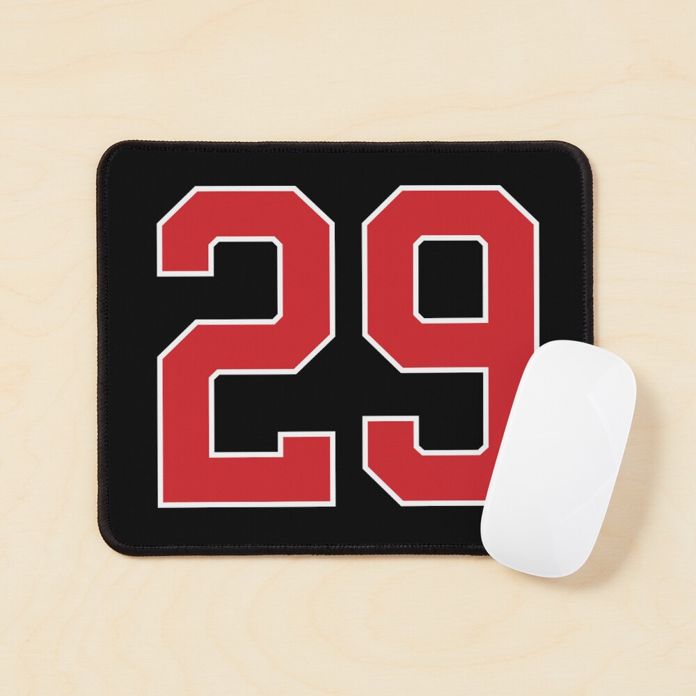 "Sports Number 29, red black color lucky sport twenty nine" Sticker for ...