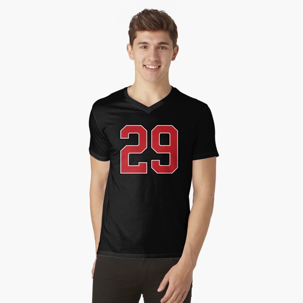 "Sports Number 29, red black color lucky sport twenty nine" Sticker for ...