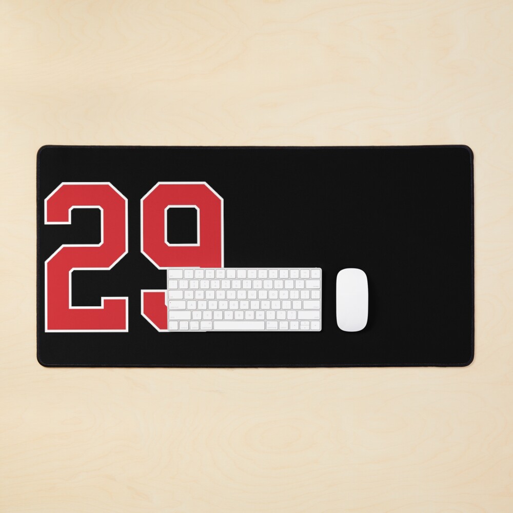 "Sports Number 29, red black color lucky sport twenty nine" Sticker for ...