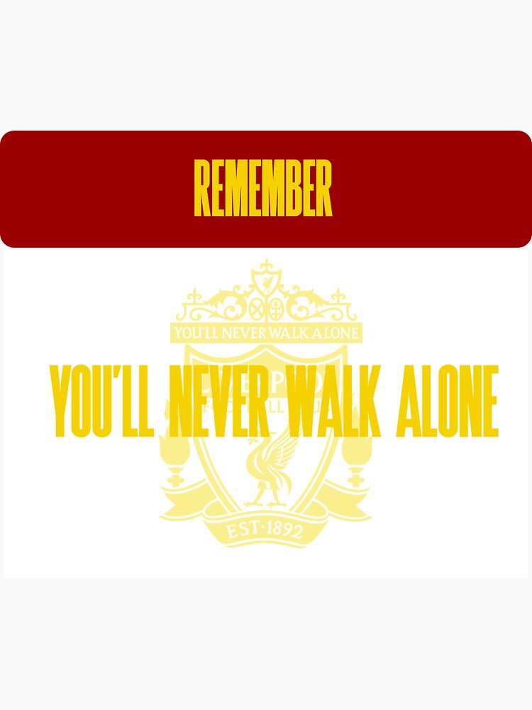 "Remember ) YNWA" Sticker for Sale by Beautifutebol | Redbubble