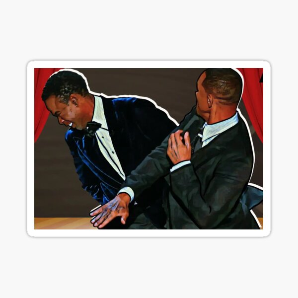 "Copy of Will Smith Smacked Chris Rock" Sticker by BestStory | Redbubble