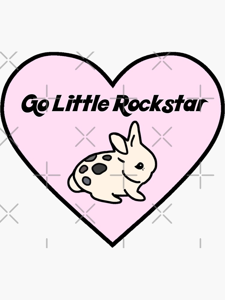"Go Little Rockstar" Sticker by wigobun | Redbubble
