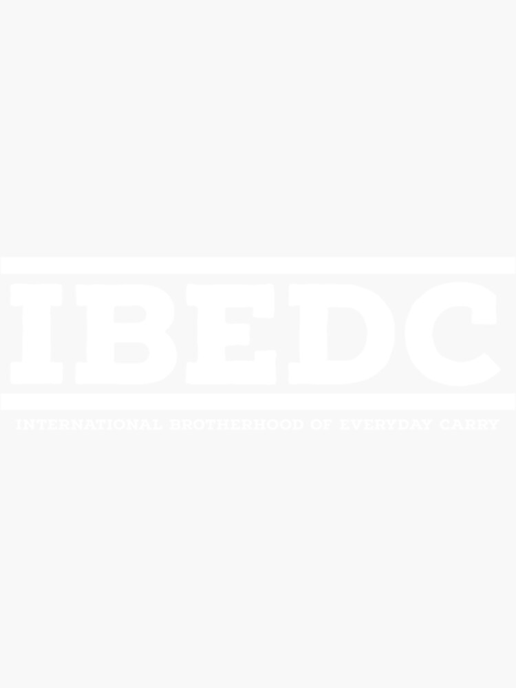 "IBEDC chest Relaxed Fit" Sticker for Sale by AlmaSanche | Redbubble