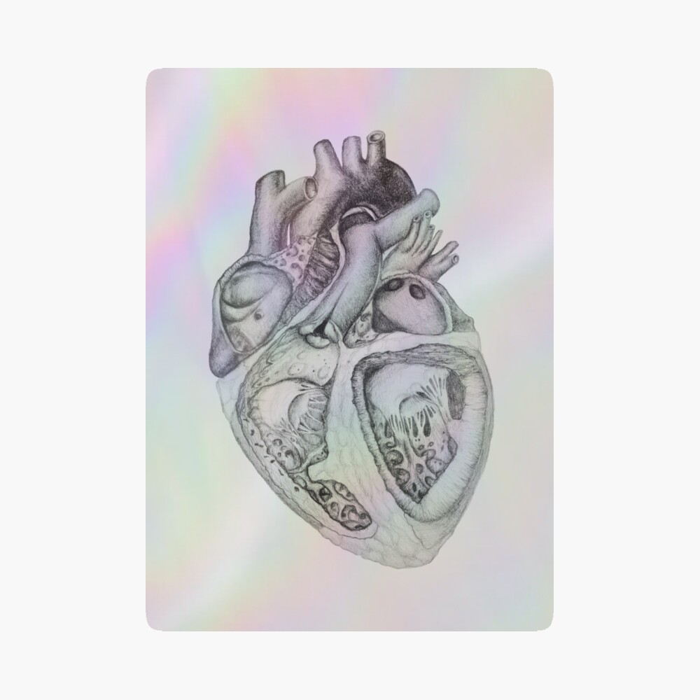 Heart Design Drawing With Pencil