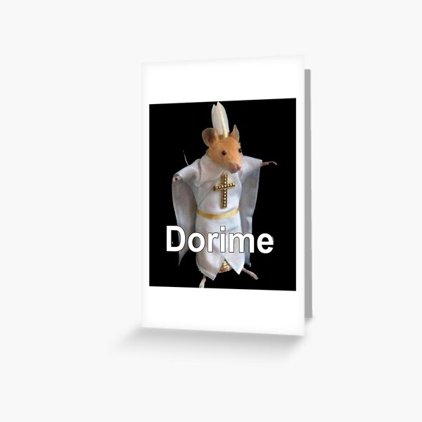 "Dorime Rat Rato Dorime Ameno Meme Sticker" Greeting Card for Sale by ...