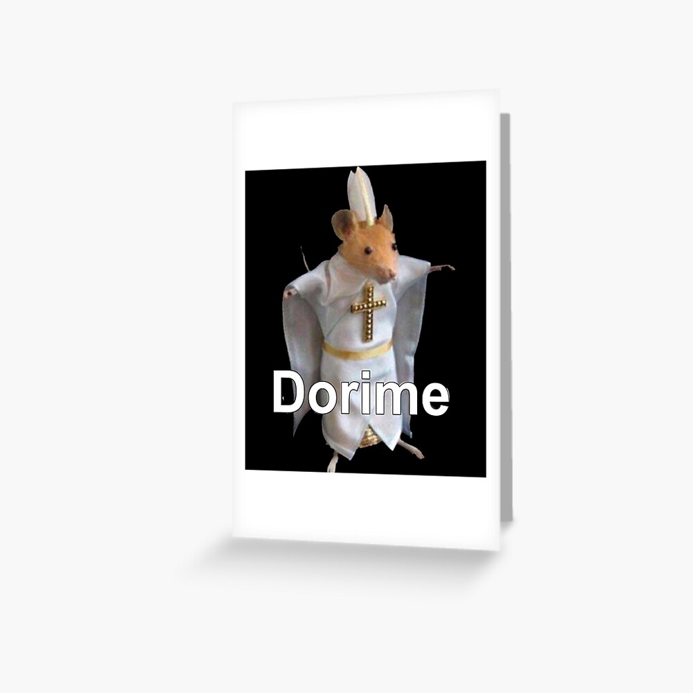 "Dorime Rat Rato Dorime Ameno Meme Sticker" Greeting Card for Sale by ...