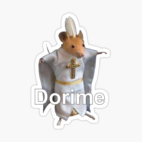 "Dorime Rat Rato Dorime Ameno Meme Sticker" Sticker by elliottbow ...