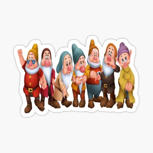 "7 dwarves" Sticker by MYMODA | Redbubble