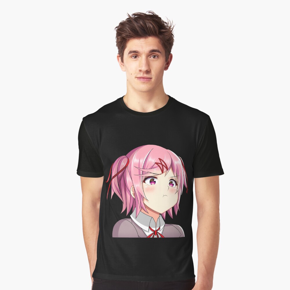 "Natsuki Cute Kawaii Anime Girl Pouting" Sticker for Sale by Kawaiifu69 ...