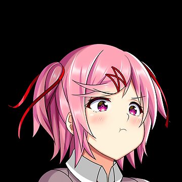 "Natsuki Cute Kawaii Anime Girl Pouting" Sticker for Sale by Kawaiifu69 ...