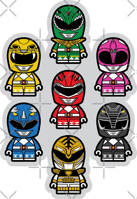 Power Rangers Megazord: Stickers | Redbubble