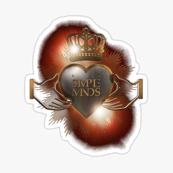 "SIMPLE MINDS BAND" Sticker by faybrides | Redbubble