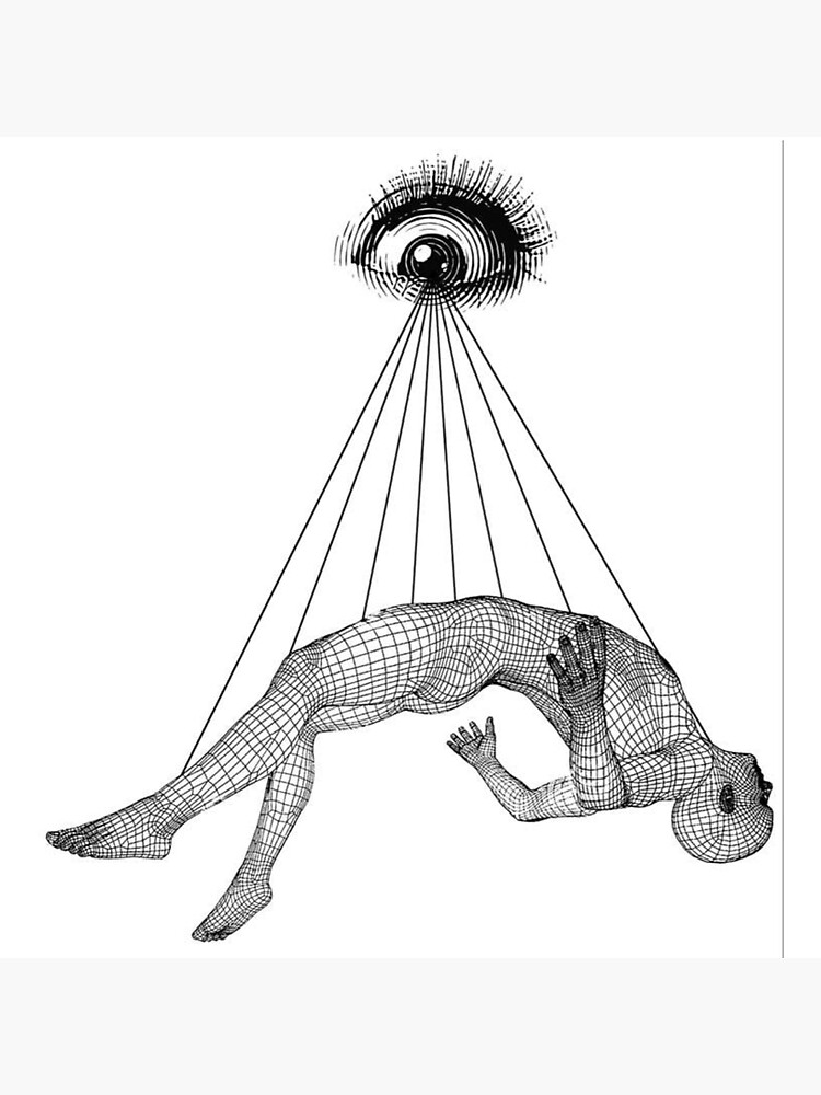"Body levitating through the Eye, Geometrization" Art Board ...